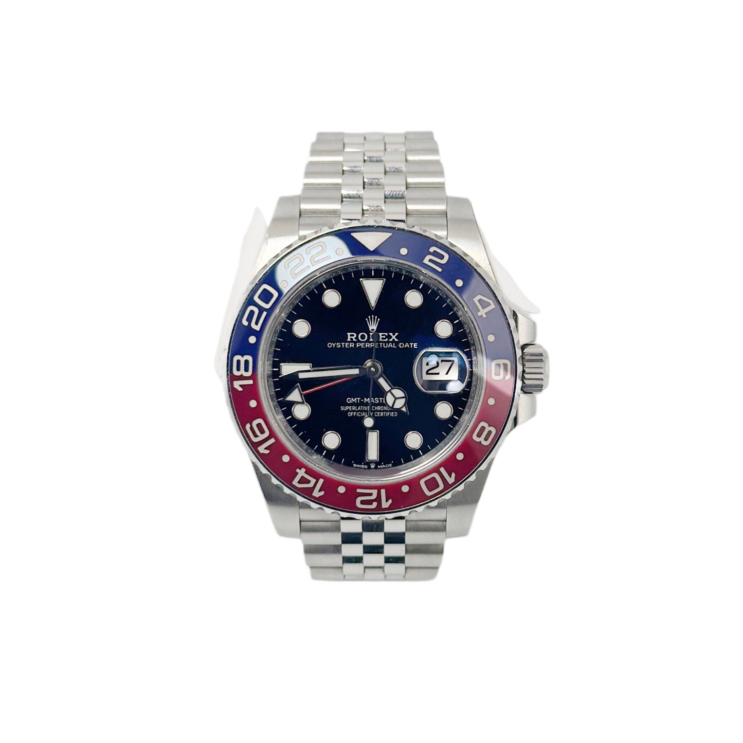 GMT Master II ‘Pepsi’ 126710BLRO (Preowned) Partial stickers – Kim Watch SG